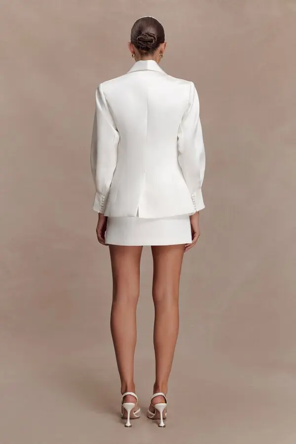 Meshki Kylie Satin Mini Skirt