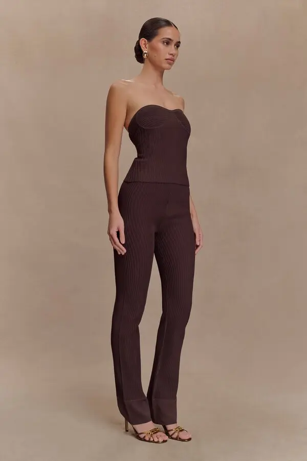 Meshki Elodie Ribbed Knit Pants