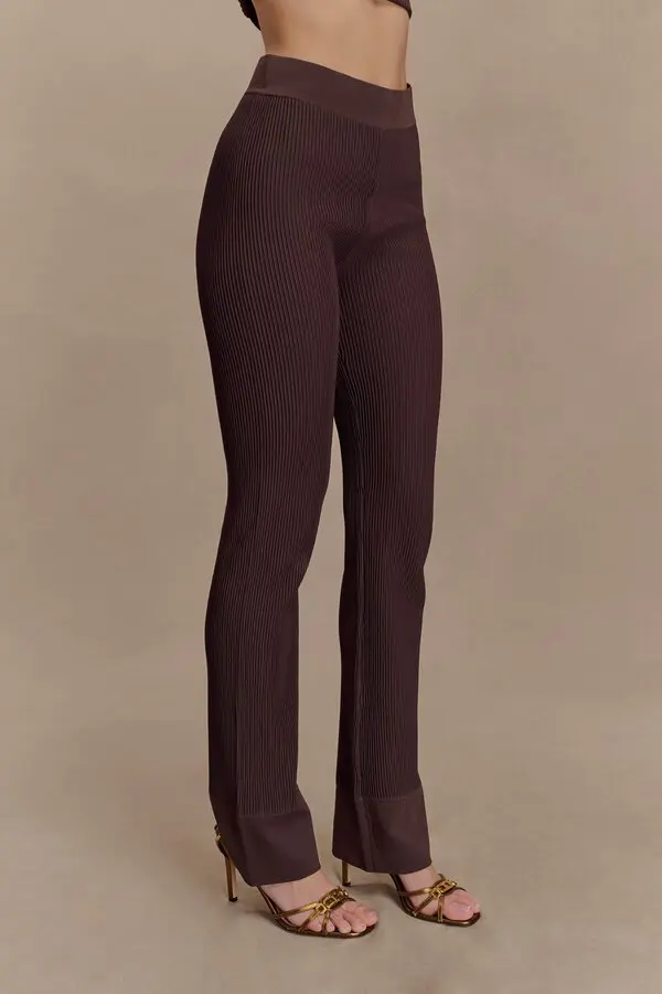 Meshki Elodie Ribbed Knit Pants
