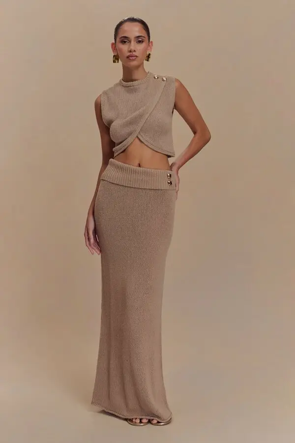Meshki Sloane Overlay Knit Top