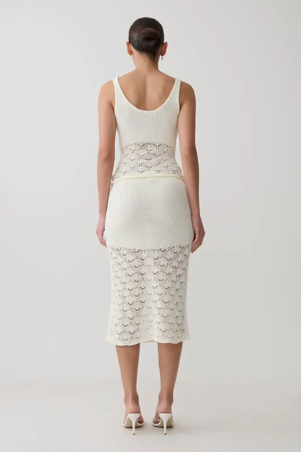 Meshki Atlantis Crochet Knit Top
