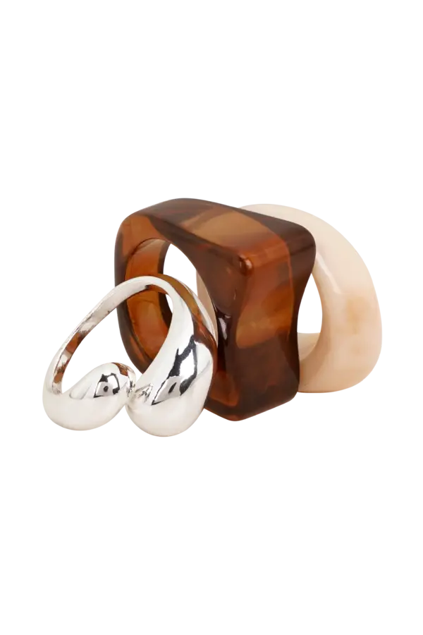 Meshki Romeo 3 Stack Ring Set