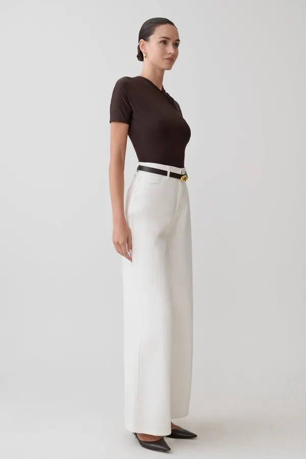 Meshki Junie Shortsleeve Cross/over Bodysuit