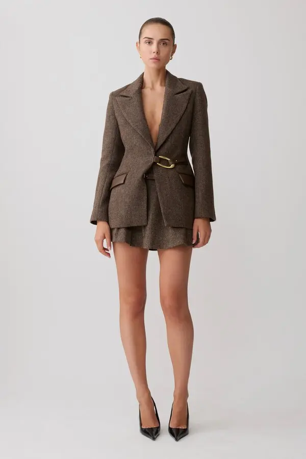 Meshki Romy Mini Skirt With Hardware