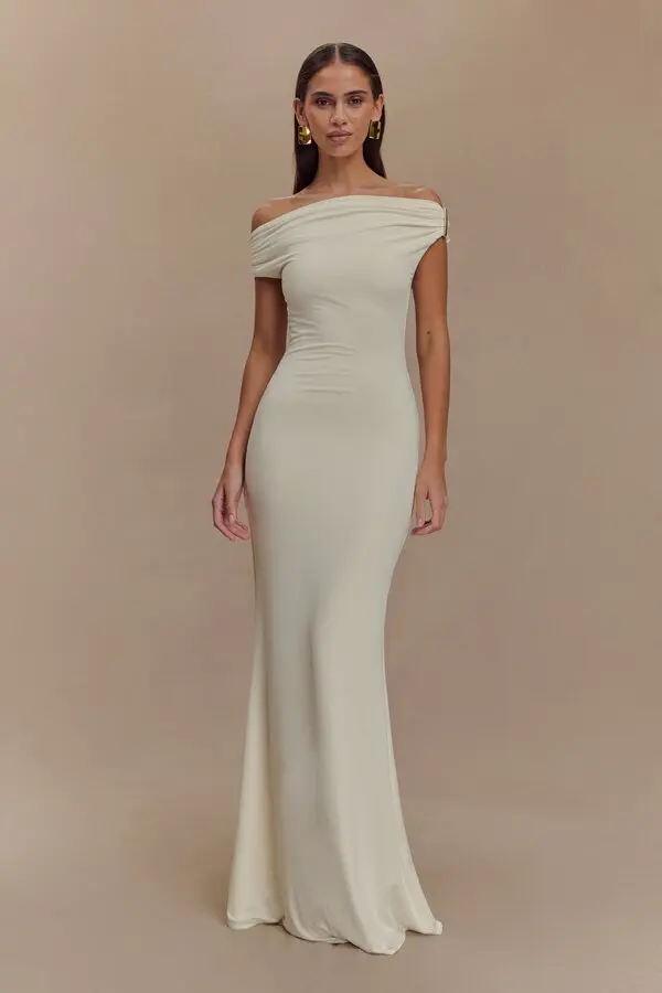 Meshki Kinsley Slinky Maxi Dress With Hardware