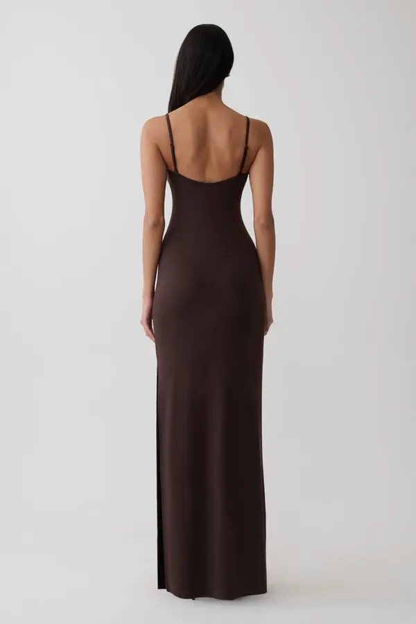 Meshki Erve Peached Jersey Maxi Dress