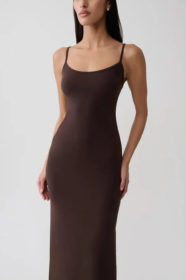 Meshki Erve Peached Jersey Maxi Dress