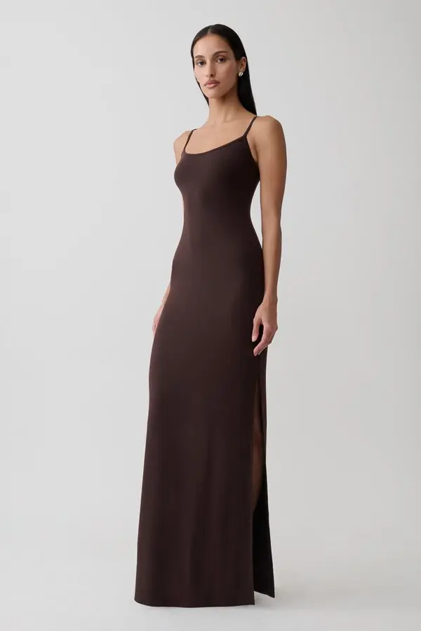 Meshki Erve Peached Jersey Maxi Dress