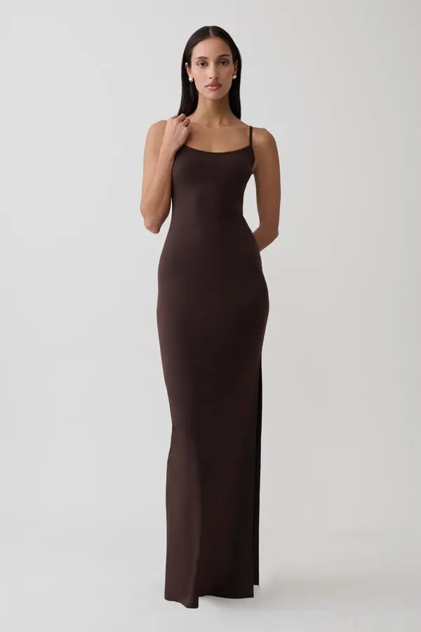 Meshki Erve Peached Jersey Maxi Dress