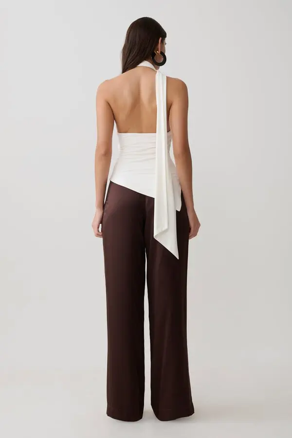 Meshki Jemma One Shoulder Tie Top