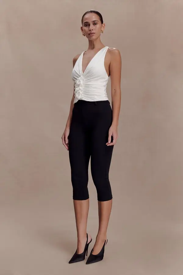 Meshki Alessandra Slinky Ruffle Top