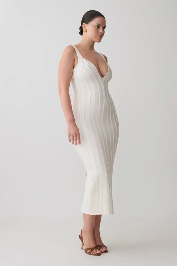 Meshki Gia Bandage Knit Midi Dress