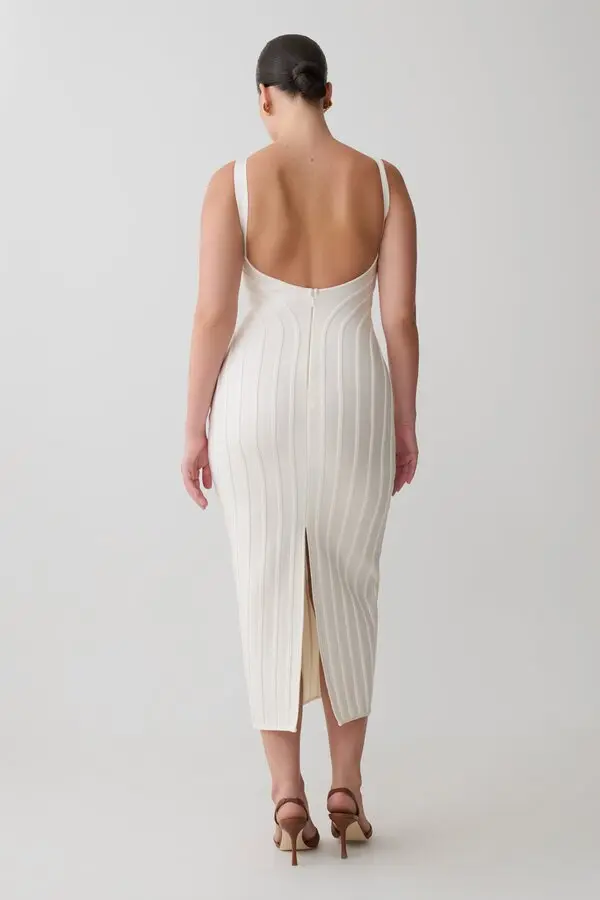 Meshki Gia Bandage Knit Midi Dress