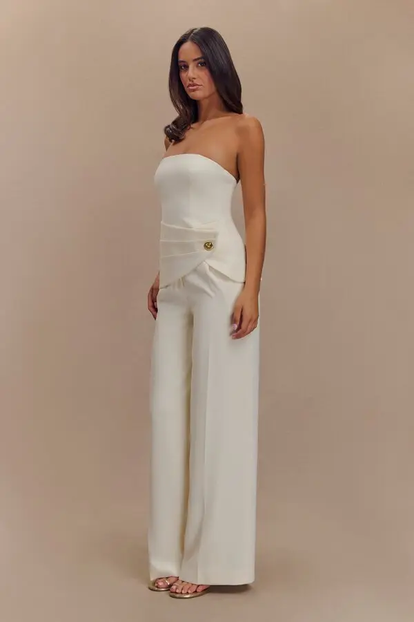 Meshki Faith Strapless Suiting Top