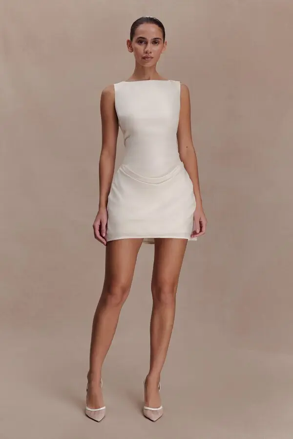 Meshki Bexley Draped Mini Dress