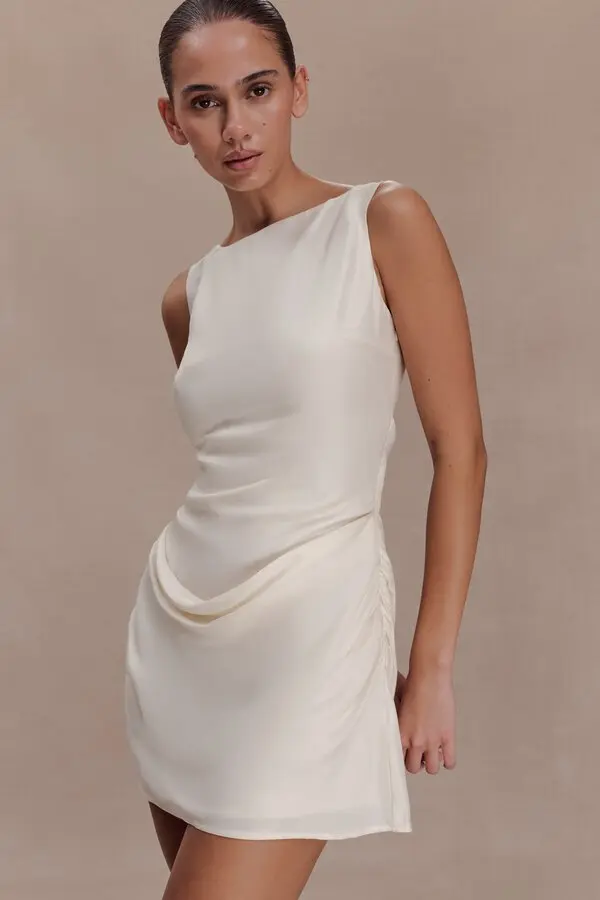 Meshki Bexley Draped Mini Dress