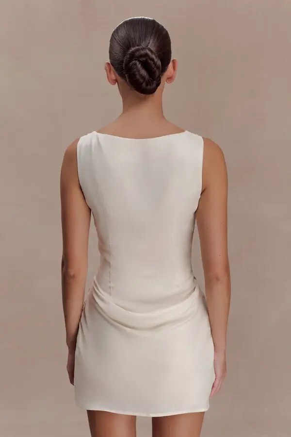 Meshki Bexley Draped Mini Dress