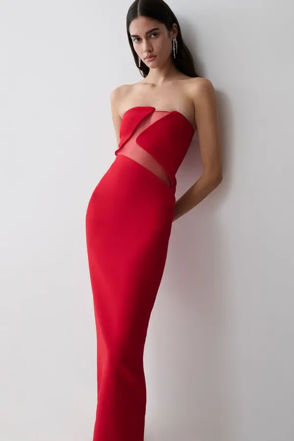 Meshki Lianne Strapless Maxi Dress