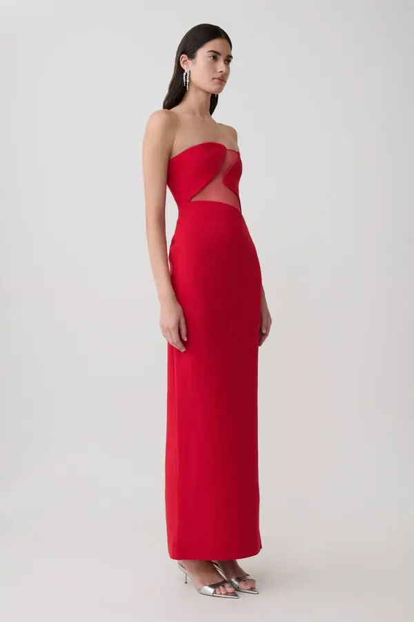 Meshki Lianne Strapless Maxi Dress