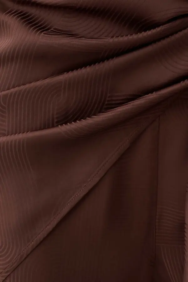 Meshki Gia Wrapped Tie Satin Pants