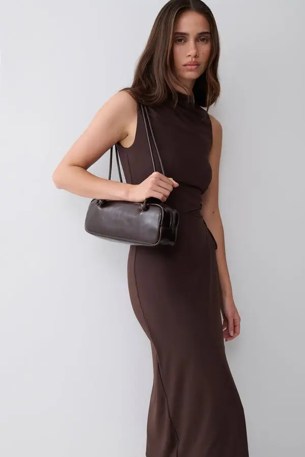 Meshki Euphemia Cupro Midi Wrap Dress