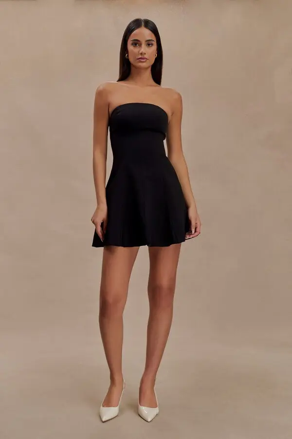 Meshki Indiana Strapless Suiting Mini Dress