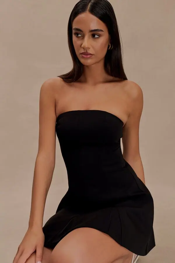 Meshki Indiana Strapless Suiting Mini Dress