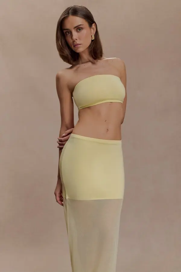 Meshki Tanyel Knit Bandeau Top