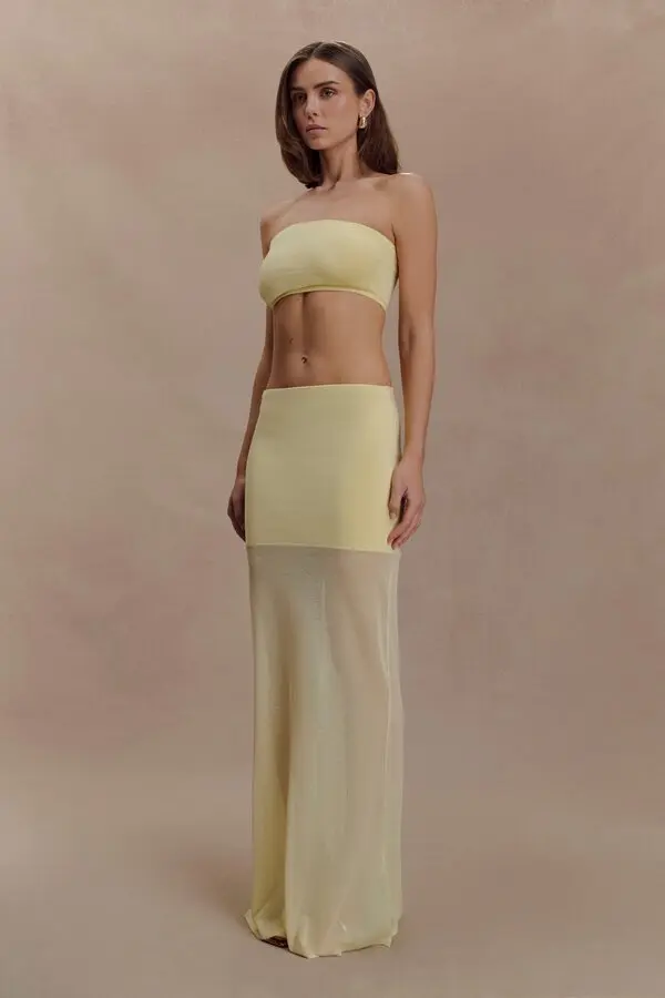 Meshki Tanyel Knit Bandeau Top