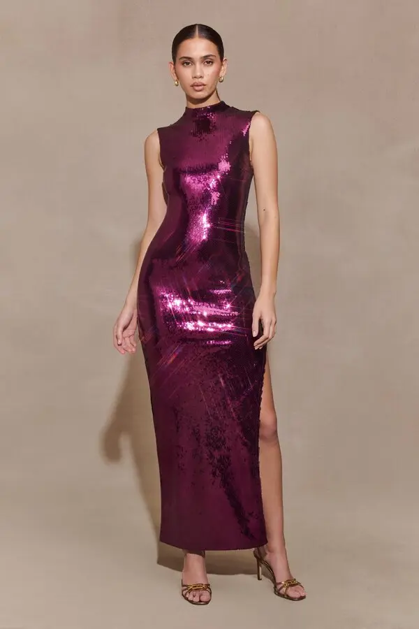 Meshki Veronica Sequin Midi Dress