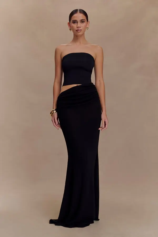 Meshki Jasiel Strapless Knit Maxi Dress