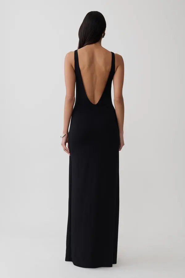 Meshki Yura Backless Twist Maxi Dress
