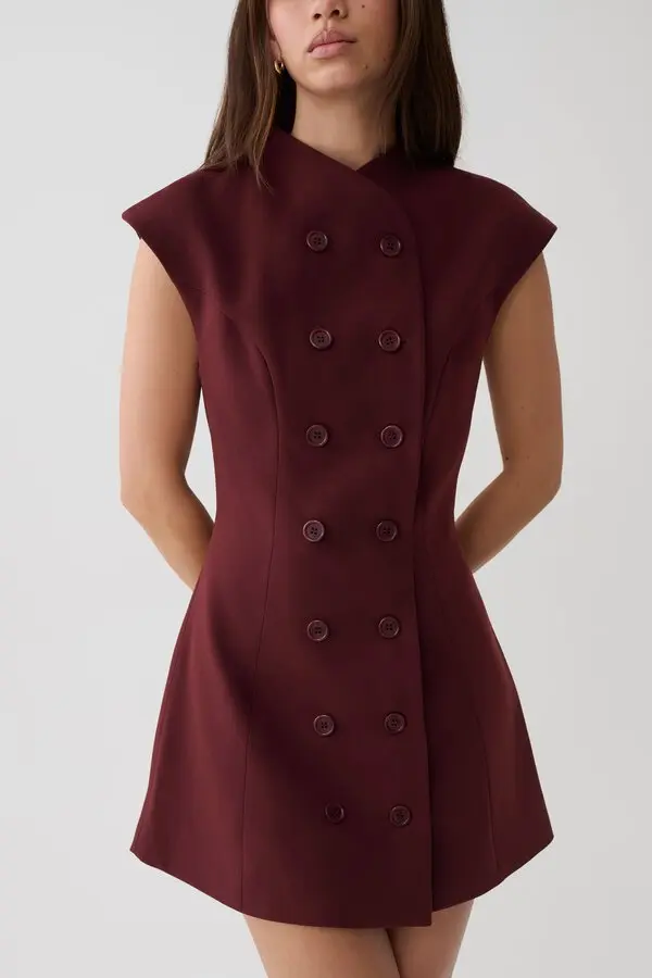 Meshki Luciana Suiting Mini Dress