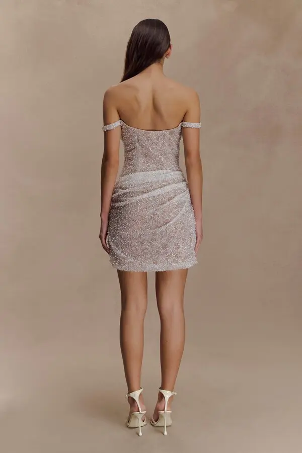 Meshki Connie Beaded Bodycon Mini Dress