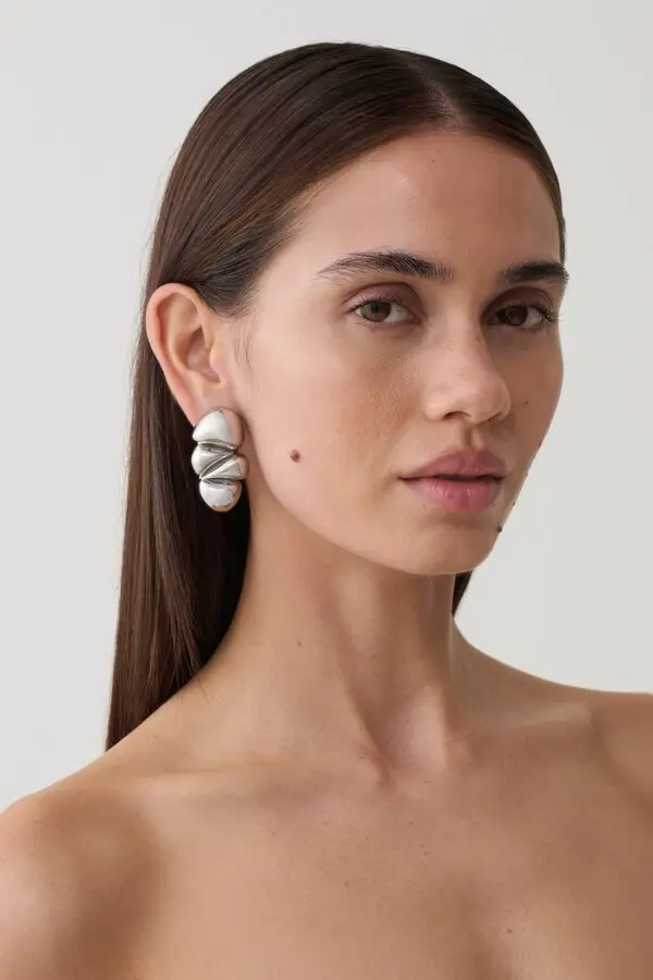Meshki Marney Four/stack Pebble Earrings