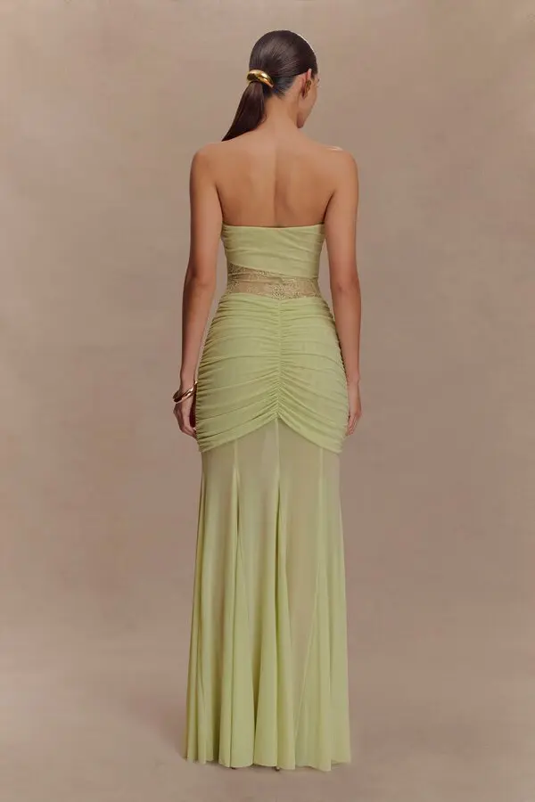 Meshki Khadijah Lace And Mesh Maxi Dress