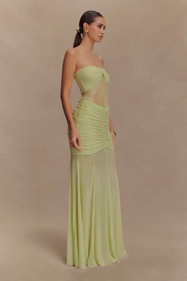 Meshki Khadijah Lace And Mesh Maxi Dress