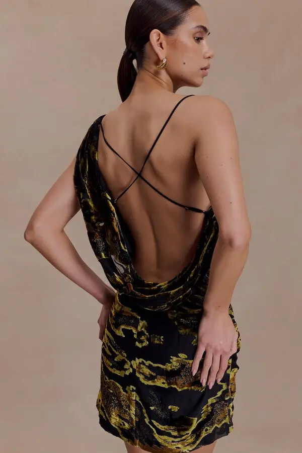 Meshki Ayana Cross Back Mini Dress