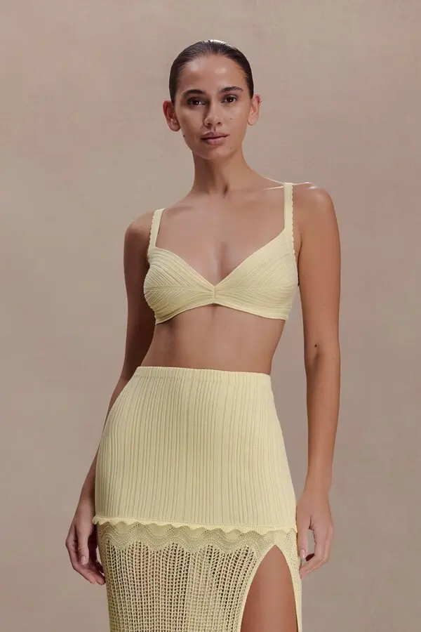 Meshki Coleene Pointelle Knit Top