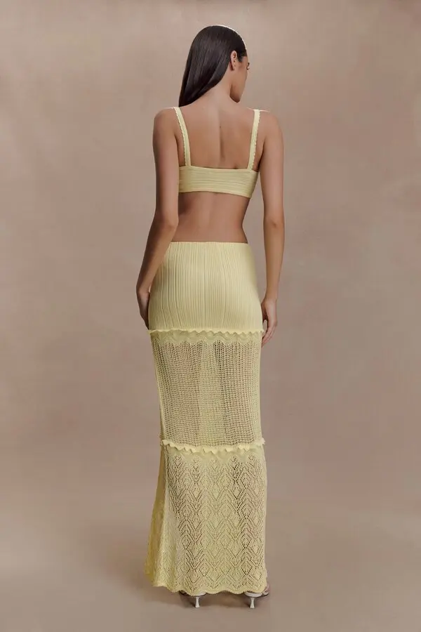 Meshki Coleene Pointelle Knit Top