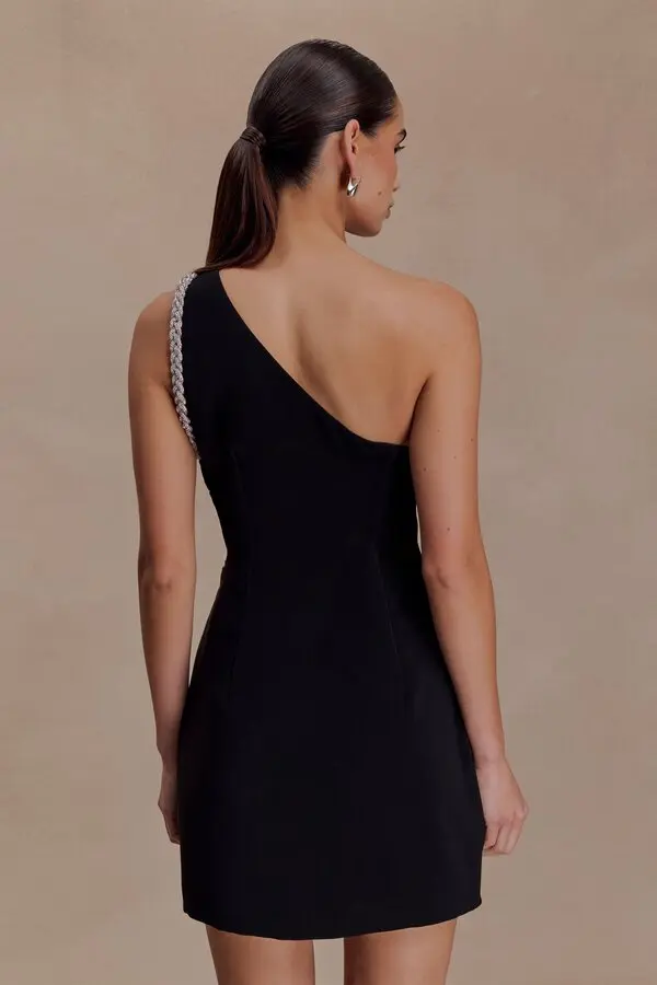 Meshki Eleonora Diamante Trim Mini Dress