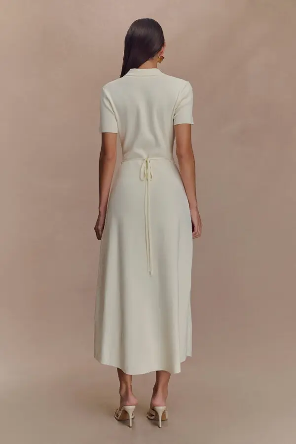 Meshki Pearson Short Sleeve Knit Midi Dress