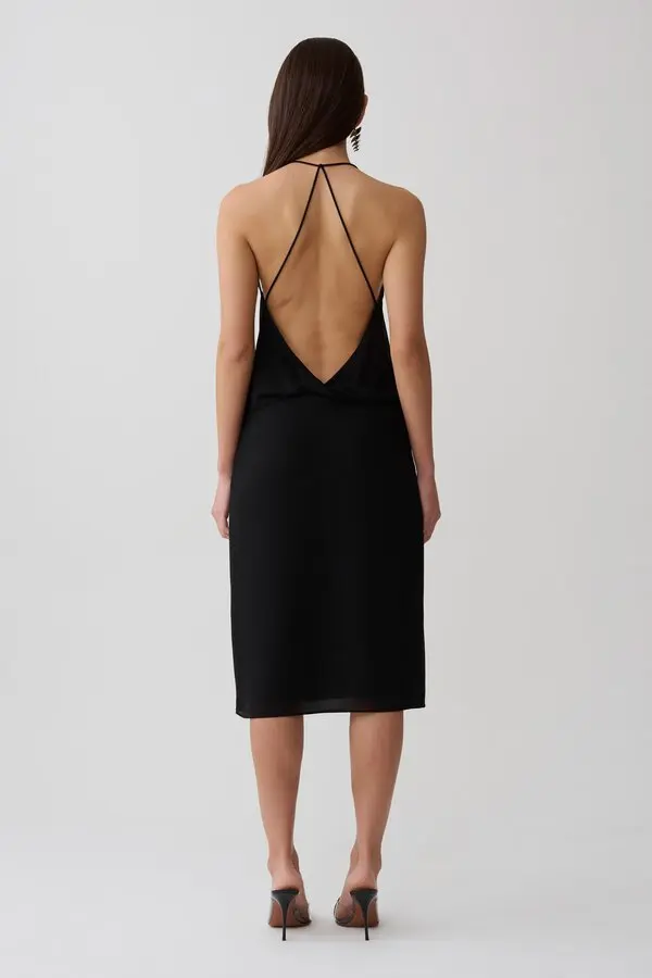 Meshki Amelia Low Back Chiffon Top