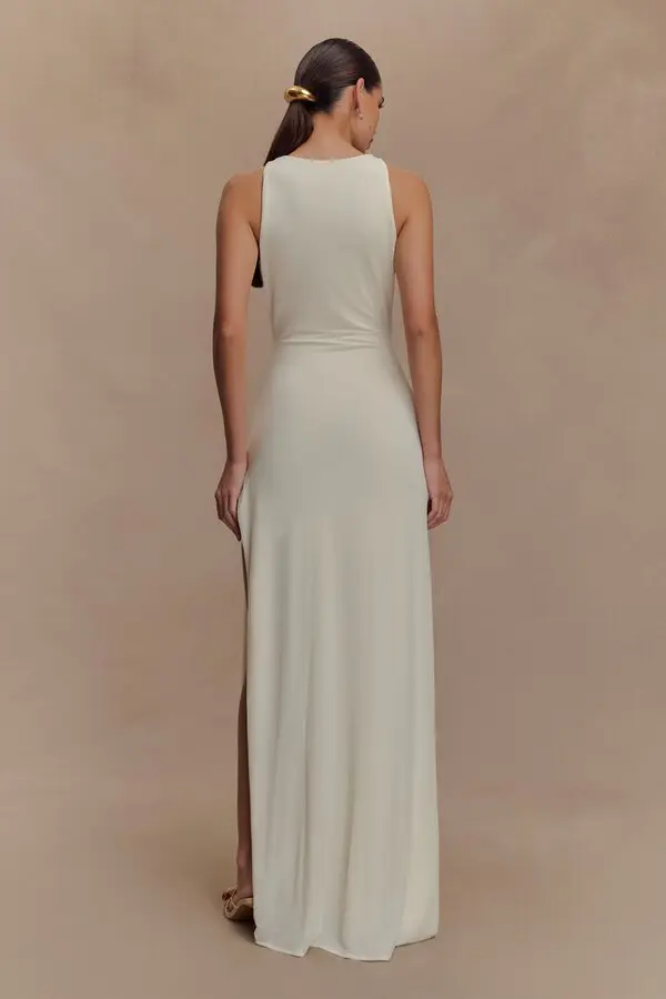 Meshki Kaiden Slinky Beaded Maxi Dress