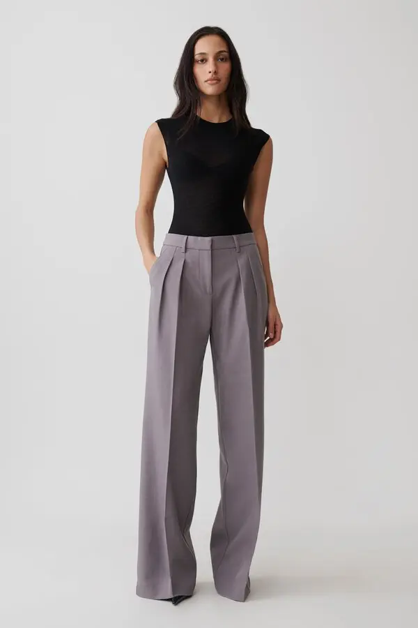 Meshki Phoebe Straight Leg Suiting Pants
