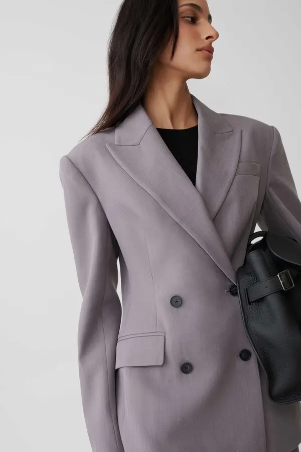 Meshki Phoebe Double Breasted Blazer