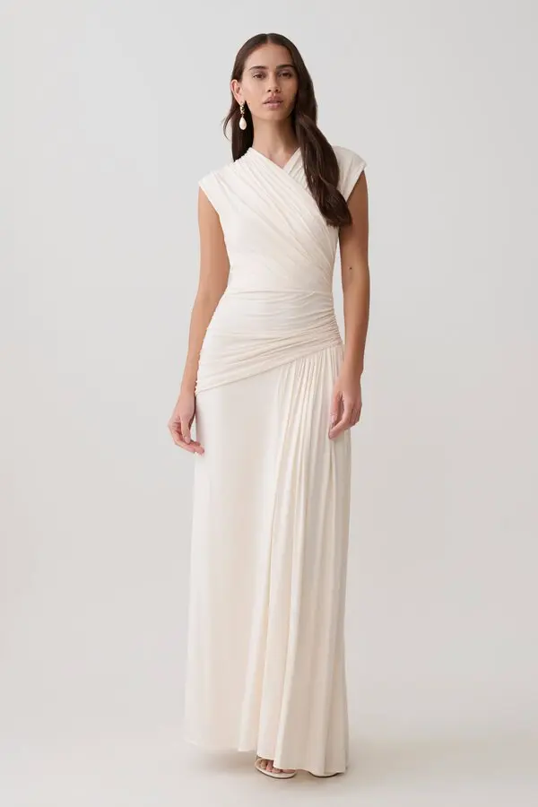 Meshki Winslow Cross Over Modal Maxi Dress