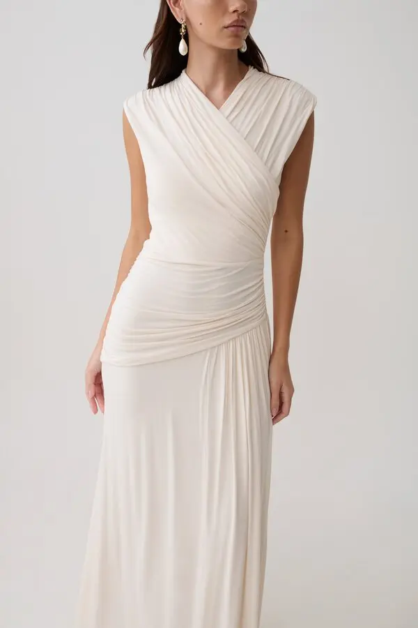 Meshki Winslow Cross Over Modal Maxi Dress