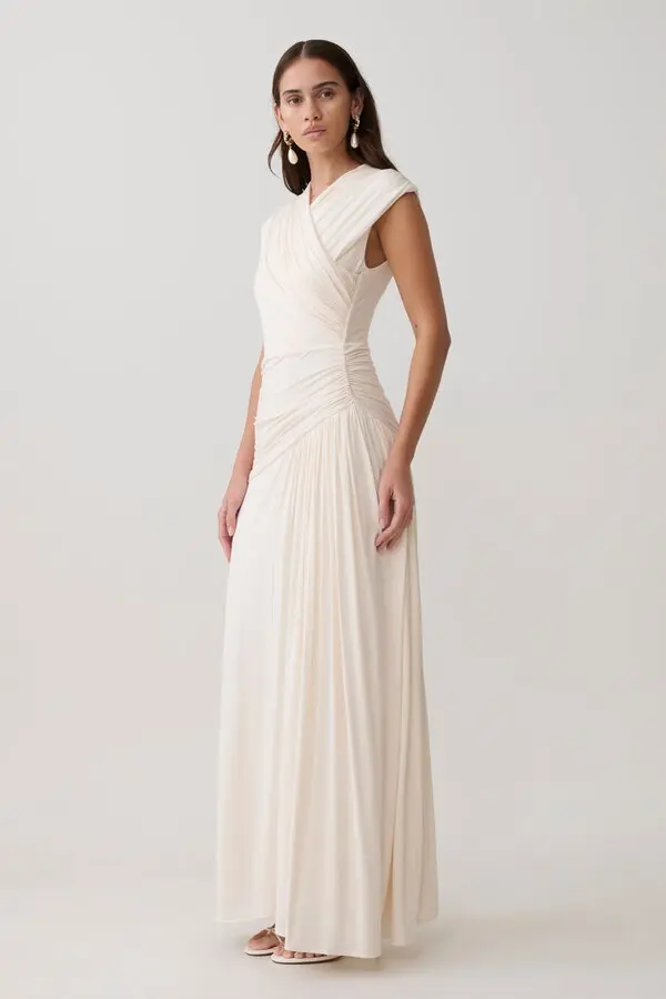 Meshki Winslow Cross Over Modal Maxi Dress