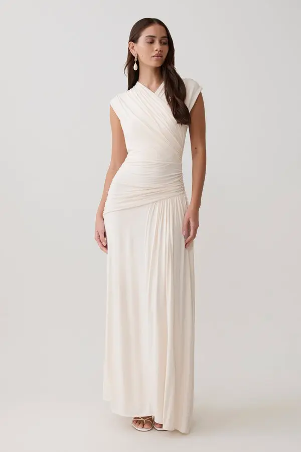 Meshki Winslow Cross Over Modal Maxi Dress